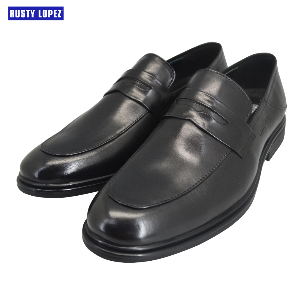 Rusty Lopez Men's Leather Formal Loafers Shoes (Jacob) | Shopee Philippines