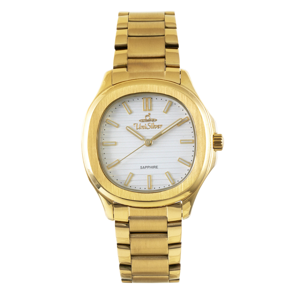 UniSilver TIME Women's Analog Gold Stainless Steel KW4785-2204 Watch ...