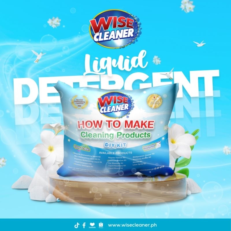 DIY LIQUID DETERGENT KIT-Wise cleaner | Shopee Philippines