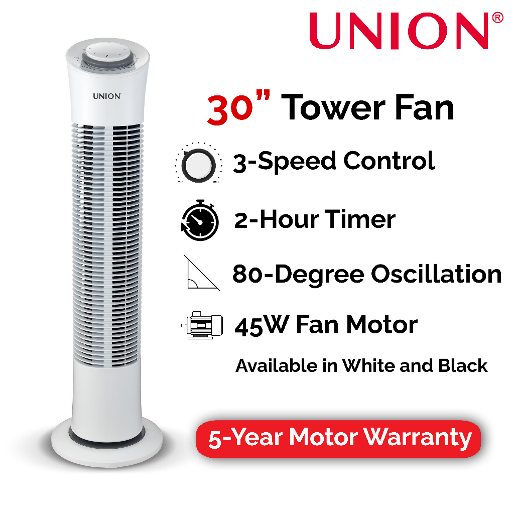 Union UGDS-3300 Designer Series Tower Fan 30inch | Shopee Philippines