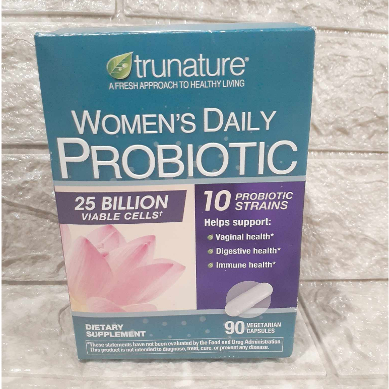*Trunature Women's Daily Probiotic SALE, 90 Vegetarian Capsules | Adult ...