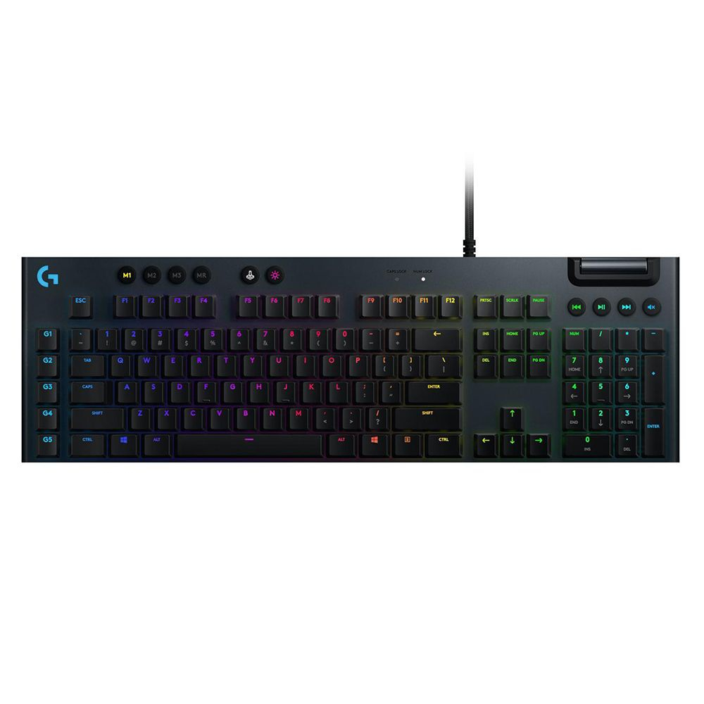 Logitech G813 GL Red Linear Switch Light Sync RGB Mechanical Gaming ...