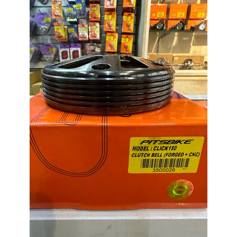 PITSBIKE CLUTCH BELL FORGED + CNC GROOVE FOR CLICK 125i / 150i | Shopee ...