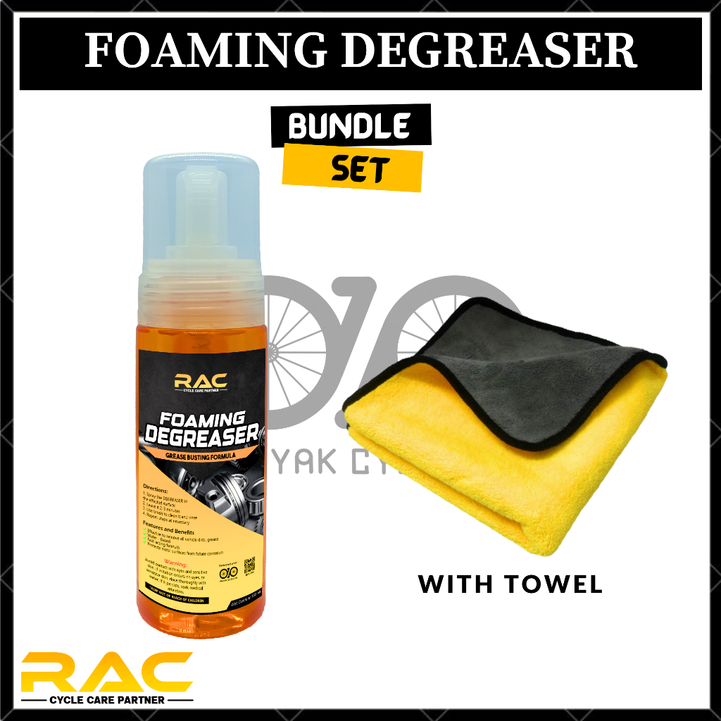 RAC Bike/Motorcycle 150ml Foaming Degreaser | Shopee Philippines
