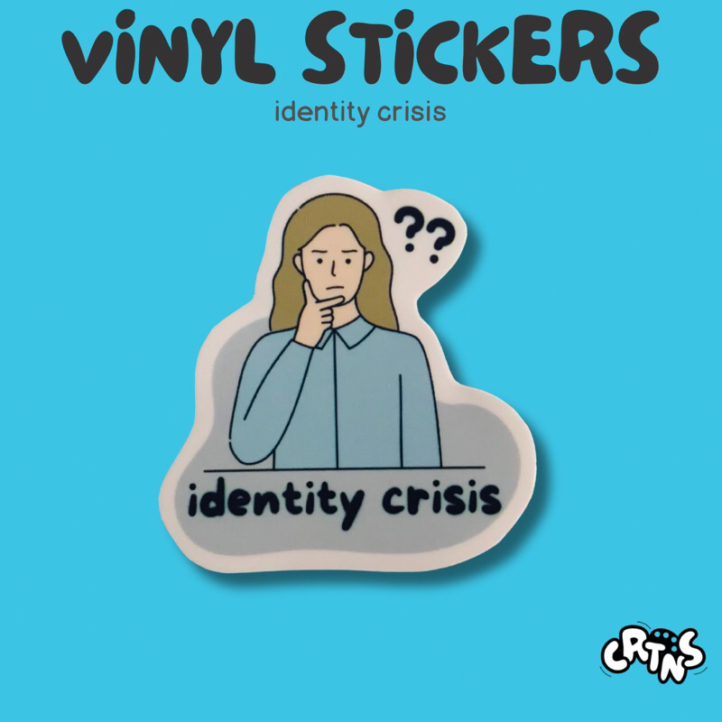 Identity Crisis Stickers - Vinyl Waterproof Sticker | Shopee Philippines