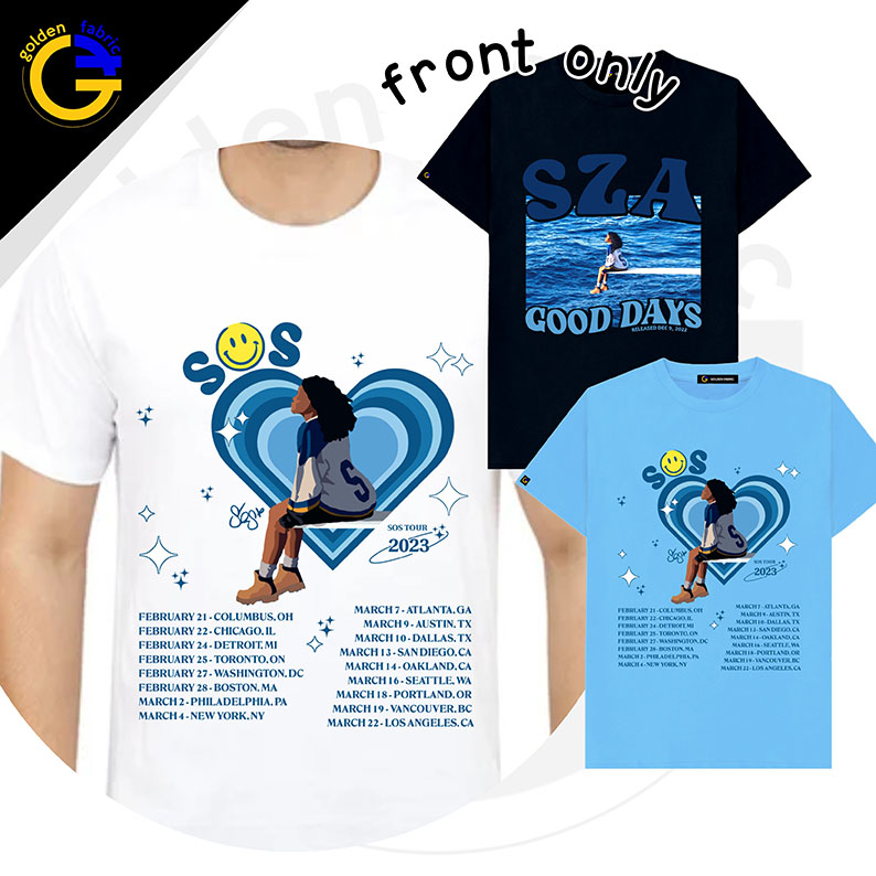 SZA Good Days SOS Tour T-Shirt Front Design Only | SZA Fan Merch ...