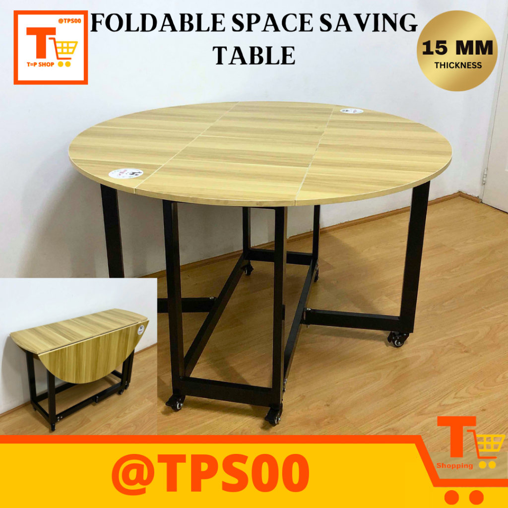 MULTIPURPOSE ROUND-RECTANGULAR SPACE SAVING [SPACE SAVER] FOLDABLE ...