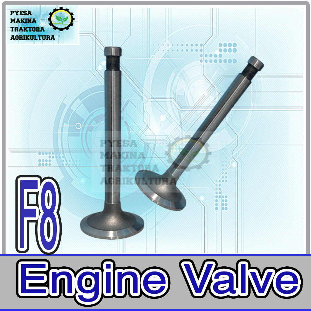 Engine Valve Pair Intake & Exhaust for F8 Yanmar Diesel Engine | Shopee ...