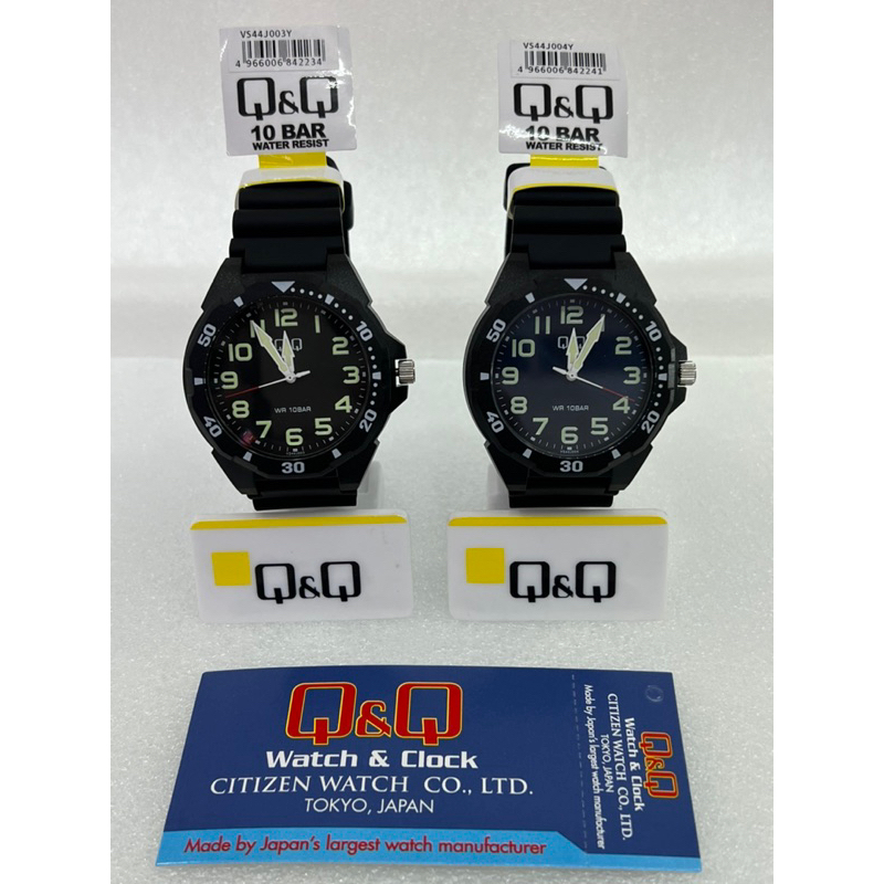 Original Q&Q Waterproof Watch Men's Quartz Watch Analog Series VS44 QQ ...