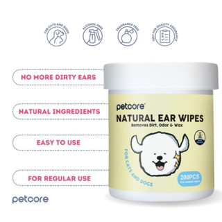 Petcore Natural Grooming Wipes Bundle Eye Wipes Dental Wipes Pet Wipes ...