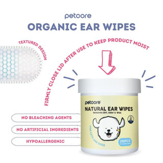 Petcore Natural Grooming Wipes Bundle Eye Wipes Dental Wipes Pet Wipes ...