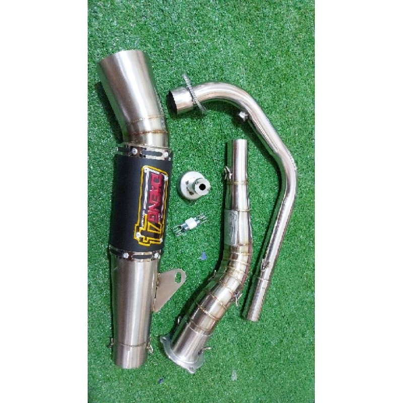 GP WARRIOR pipe set 51mm for Raider 150 ,Rs150, R150fi, Sniper , Tmx ...