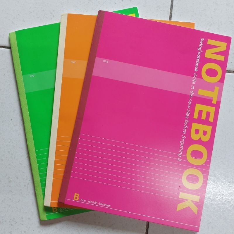 Nakabayashi Semi B5 Notebook Per Piece | Shopee Philippines