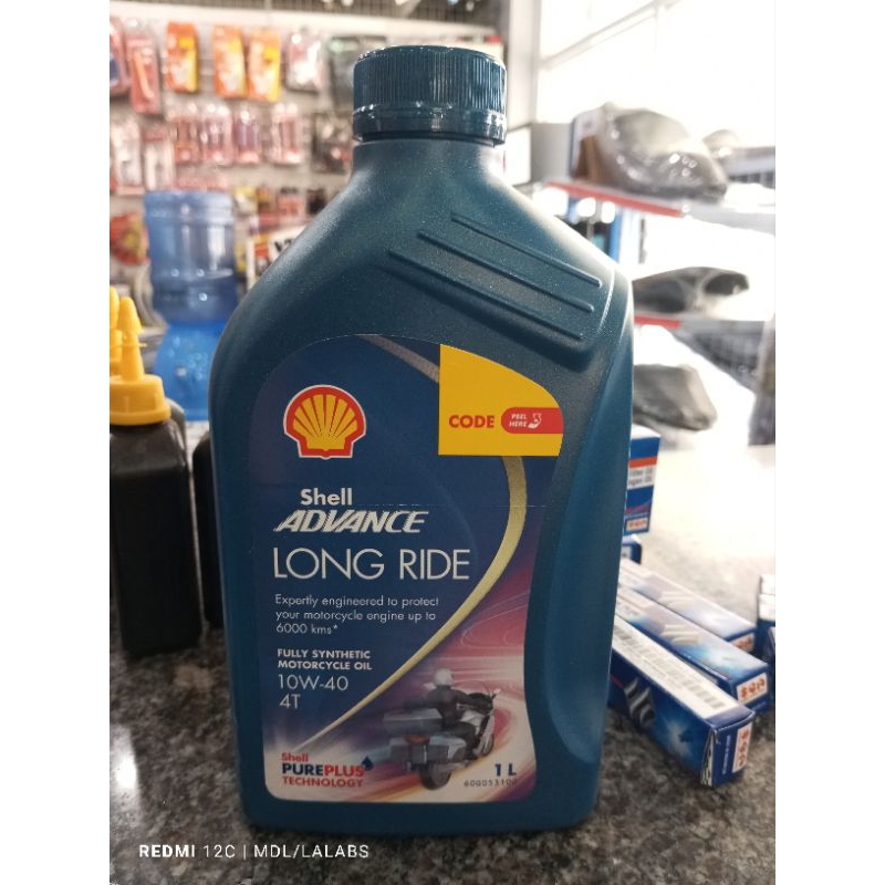 shell advance long ride 10w-40 original oil | Shopee Philippines