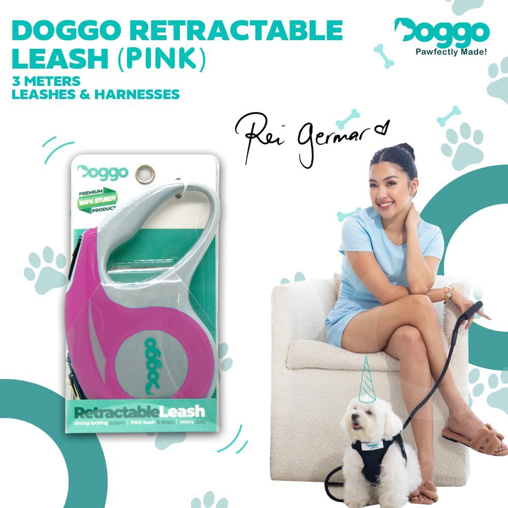 Doggo Retractable Leash - 3 Meters(Assorted Color) | Shopee Philippines