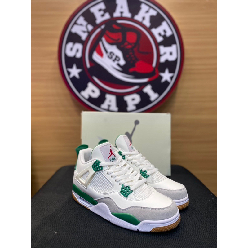 J4 Sb Pine Green - Top Grade - Sneaker Papi | Shopee Philippines