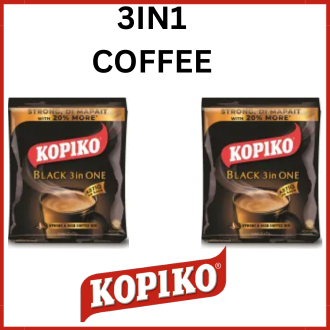 KOPIKO BLACK COFFEE HANGER 3IN1 COFFEE | Shopee Philippines