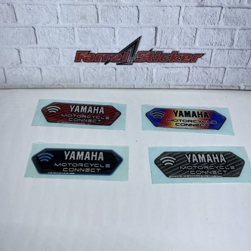 YAMAHA Motorcycle Connect 3D Jelly Sticker 6cm | Shopee Philippines