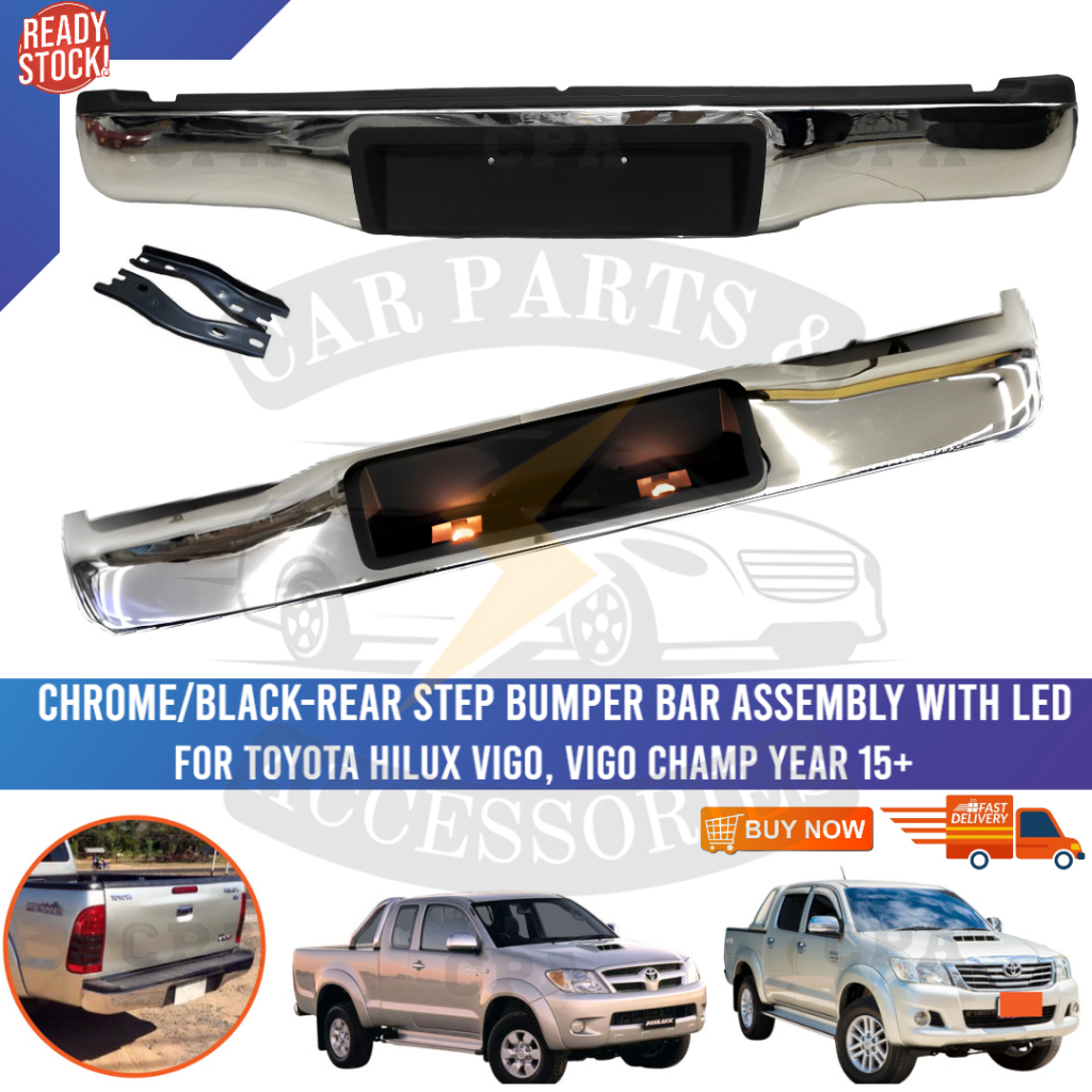 CPA TOYOTA HILUX VIGO 2012,2013,2014 OEM Steel Rear Bumper Guard (10162 ...