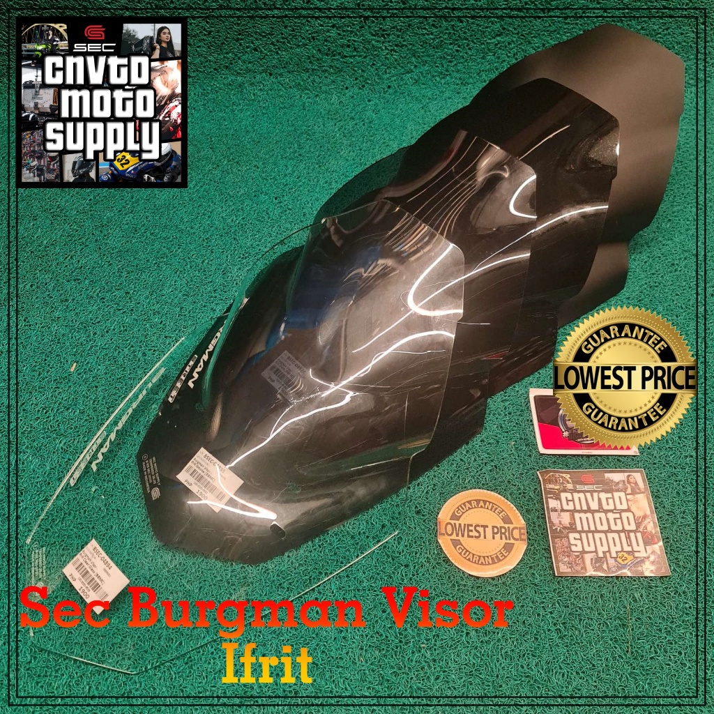 Sec visor burgman ifrit (bsec-4894) | Shopee Philippines