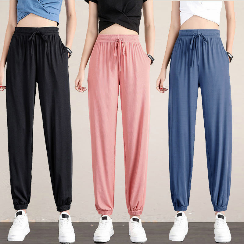 Casual Pants For Women Korean High Waist Wide Leg Pants Trousers COD ...