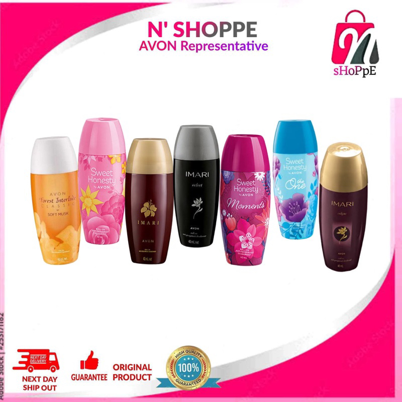 AVON Fragrance Anti-perspirant Roll-on Deodorant (Soft Musk, Sweet ...