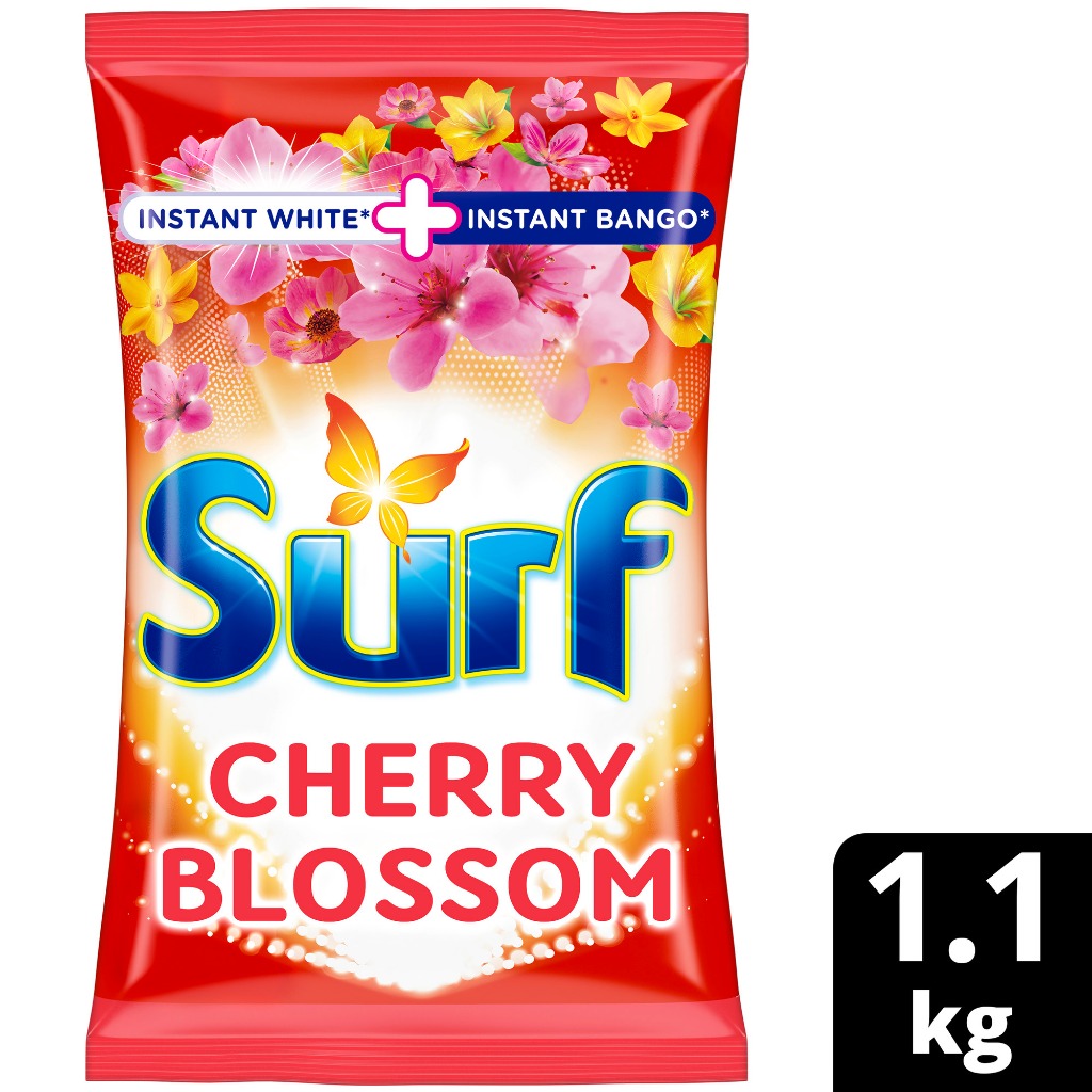 Surf Powder Detergent Cherry Blossom 1.1kg Pouch | Shopee Philippines
