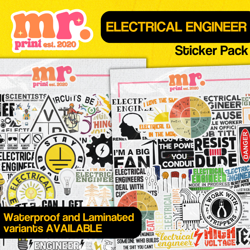 ELECTRICAL ENGINEERING | WATERPROOF STICKERS | Shopee Philippines