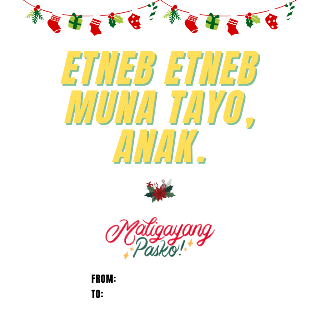 Christmas Money Envelope Witty Customized Ampao AngPao Cash Gift Set ...