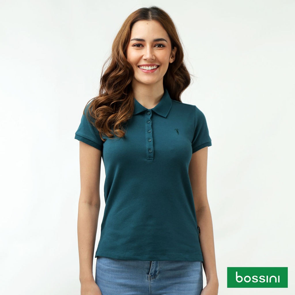 Bossini Ladies Pique Short Sleeves Blouse OST02-0004 | Shopee Philippines