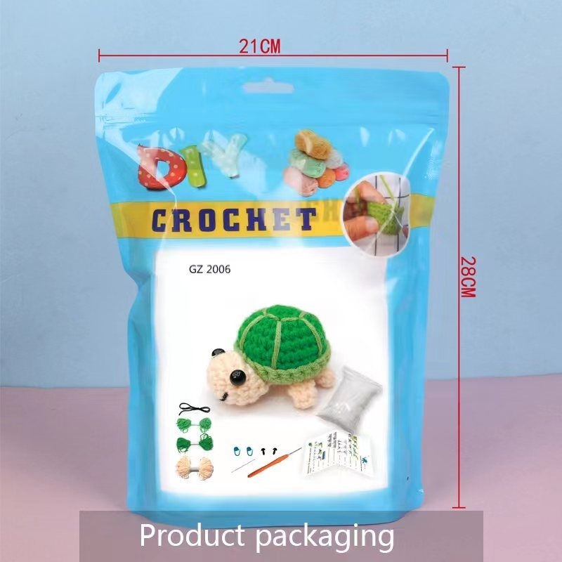 DIY Crochet Kit For Beginners cute set animals | Shopee Philippines