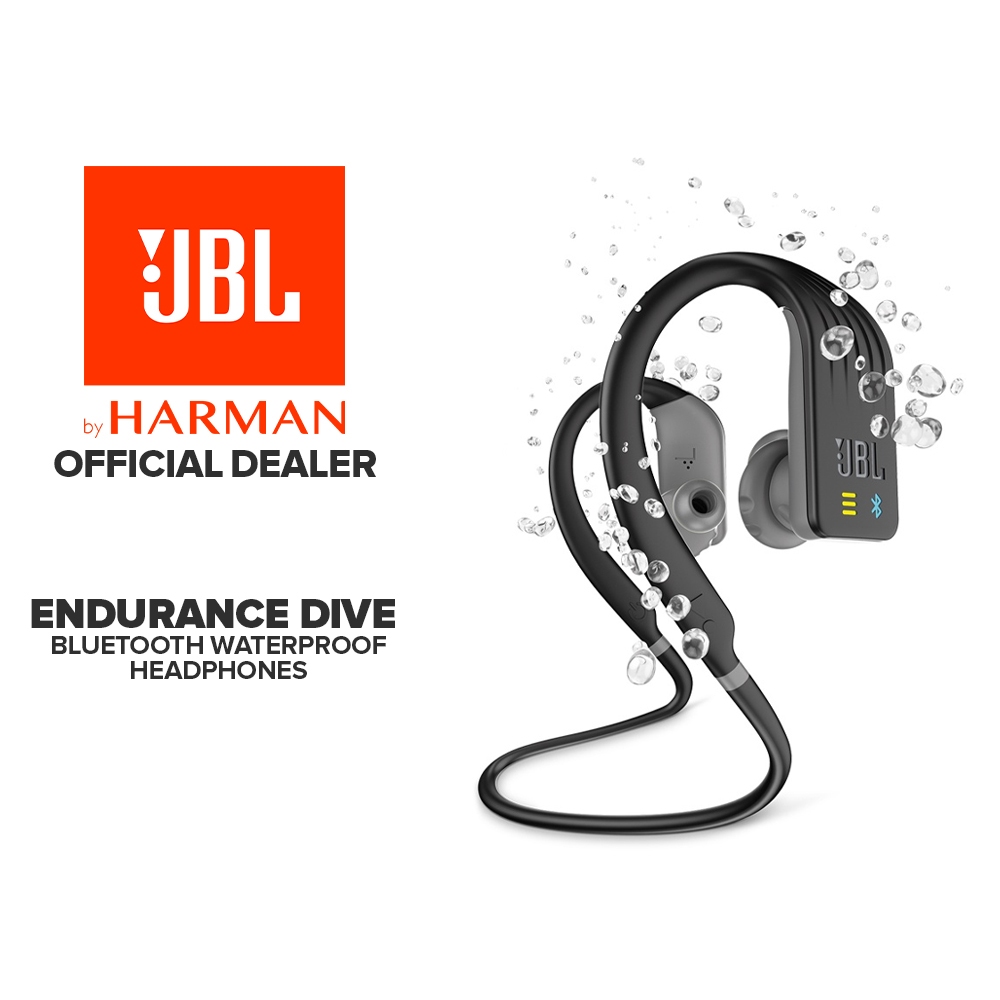 JBL Endurance Dive In-Ear Sport Bluetooth Waterproof Headphones ...