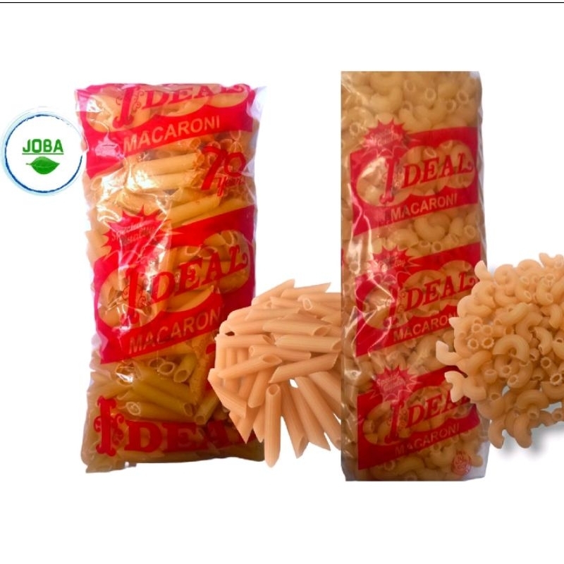 IDEAL ELBOW MACARONI, RIGATE PENNE PASTA 500G | Shopee Philippines