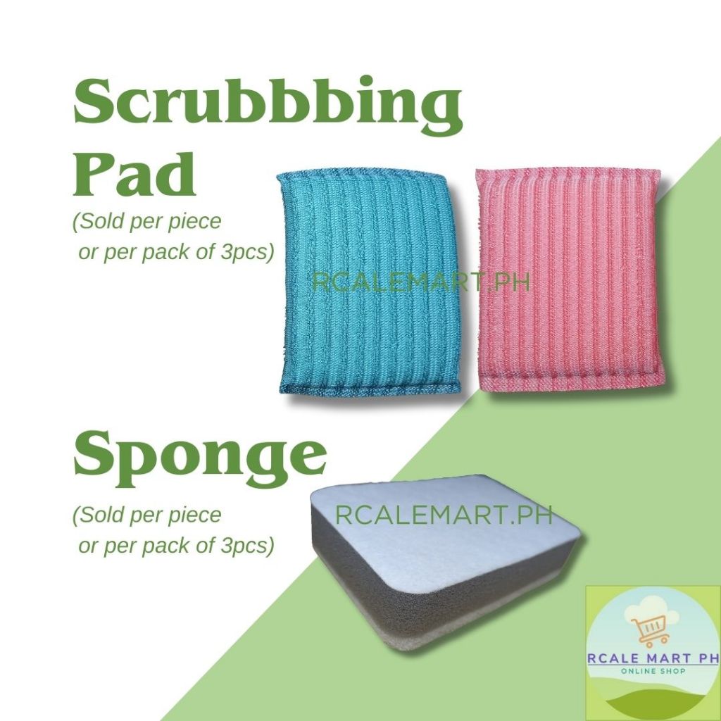 ORIGINAL IKEA PEPPRIG Scrubbing pad / SVAMPIG Sponge (gray-white ...