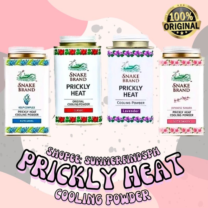 ORIGINAL PRICKLY HEAT COOLING POWDER 140g CLASSIC JAPANESE SAKURA ...