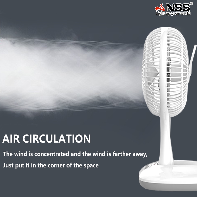 NSS Multi- functional Fan Rechargeable Foldable Fan LED Fan Hang Fold ...