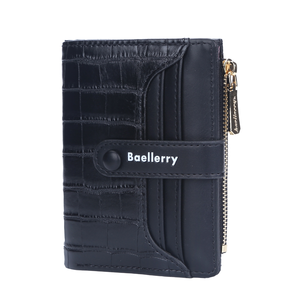 Baellery Women Wallets Short Stone Stripe Top Quality Card Holder ...
