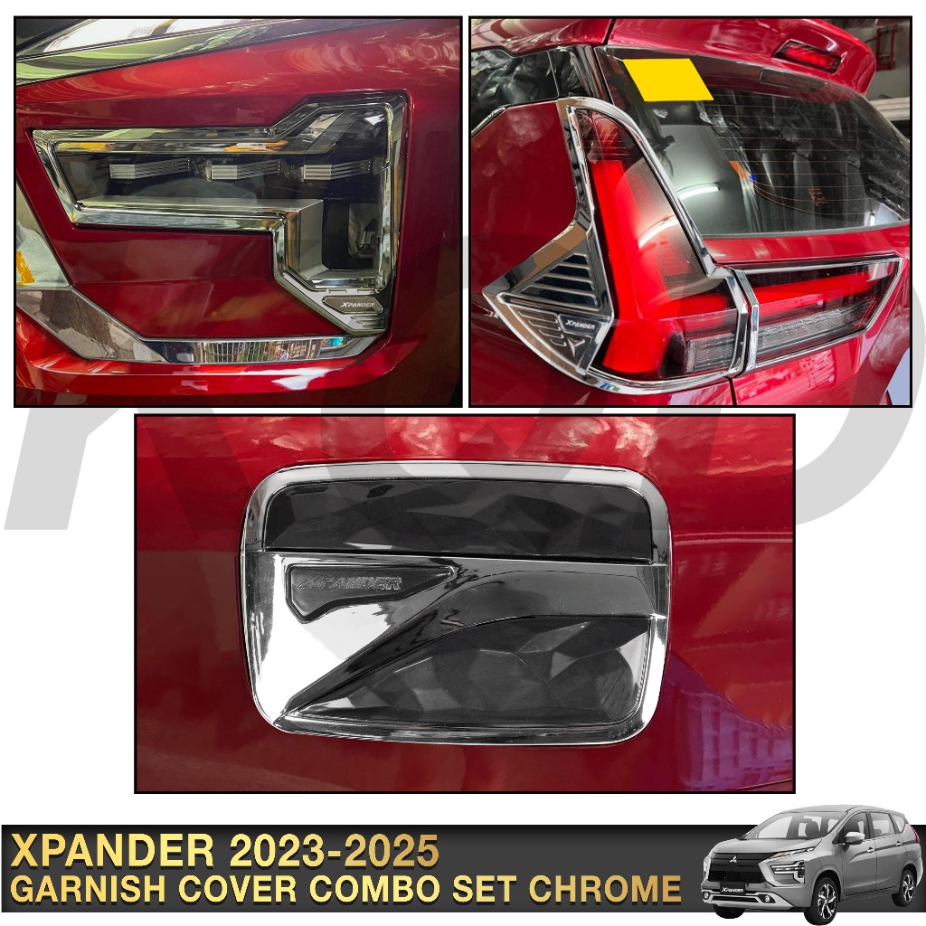 Matt Black Garnish Cover Combo Set For Xpander 2018 - 2026 KQD (NOT FIT ...