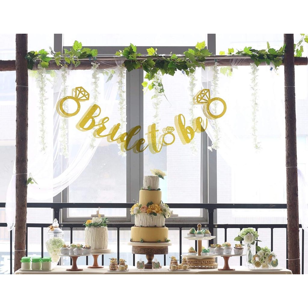 D55 Glitter Bride To Be, Miss To Mrs Garland, Bridal Shower Party, BS ...