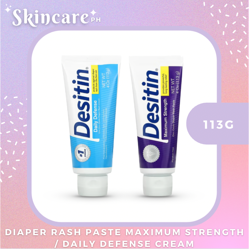 DESITIN Diaper Rash Paste Maximum Strength 113g | Daily Defense Cream ...
