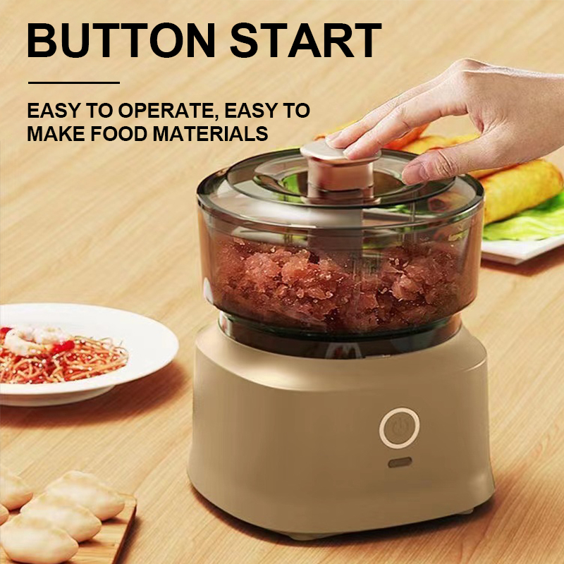 Electric Blender Wireless Food Processor Mincer Food Portable High ...