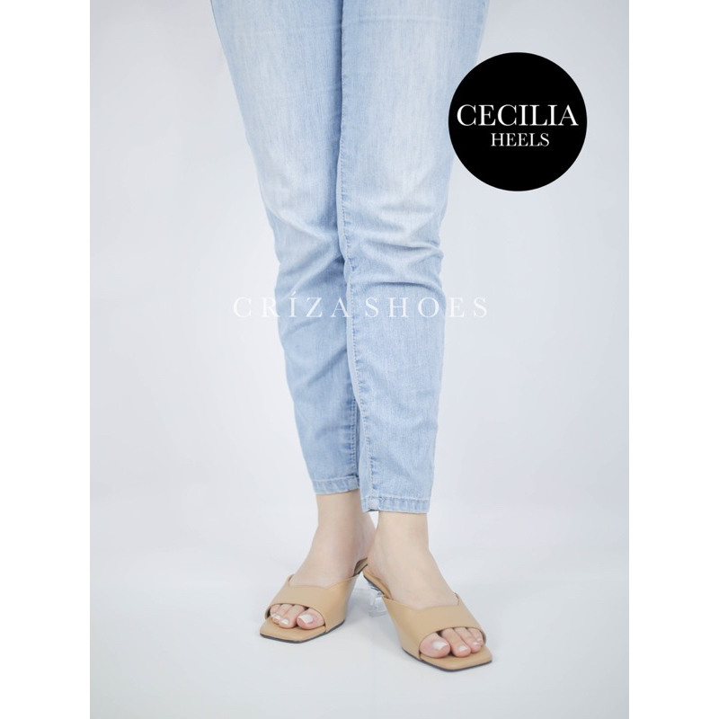 CRIZA SHOES CECILIA 1" TRANSPARENT HEEL | Shopee Philippines