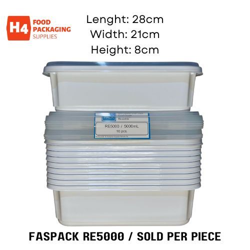 Fas Pack Microwavable Container RE5000 | Shopee Philippines