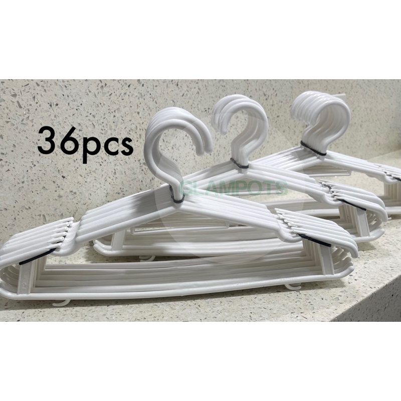 36pcs WHITE ROUND HANGER 15inches | Shopee Philippines