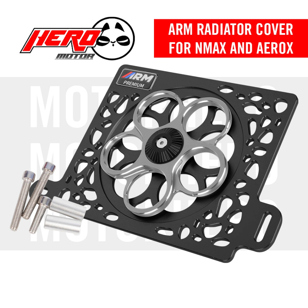 ARM Radiator Cover Full CNC Spinner For Nmax v1 & v2 Aerox v1 & v2 ...