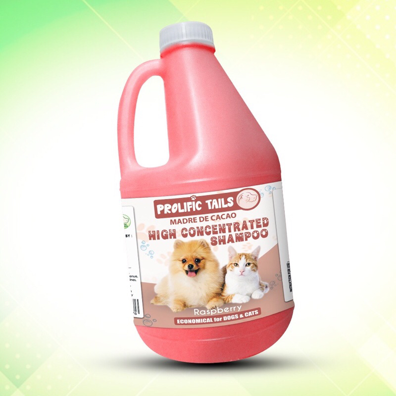 Prolific Tails Madre de Cacao Concentrated Pet Shampoo (1 gallon, 1/2 ...