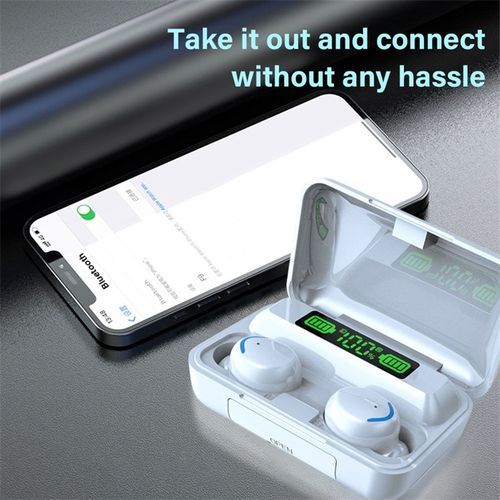 F9 9D Sound TWS 5.0 Bluetooth Earphones Wireless Earbuds Sport Gaming ...