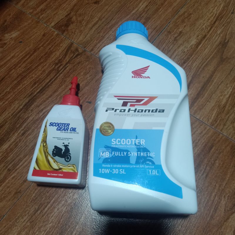 HONDA GENUINE OIL SCOOTER FULLY SYNTHETIC 4STROKE MB10W-30SL 1L ...