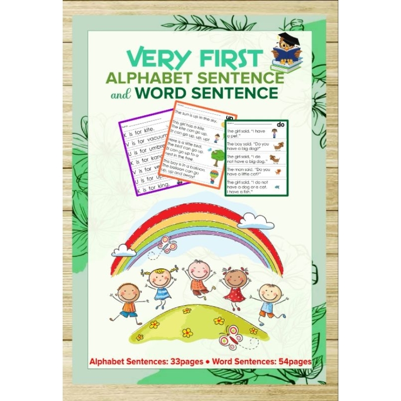 Alphabet Sentences and Sight Words Sentences, Practice Reading | Shopee ...