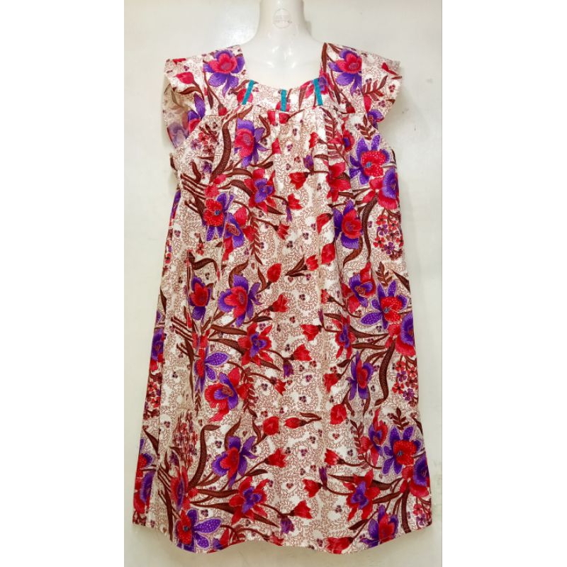 Duster XL Chinese Cotton Batik/Floral print Pambahay Pantulog Daster ...